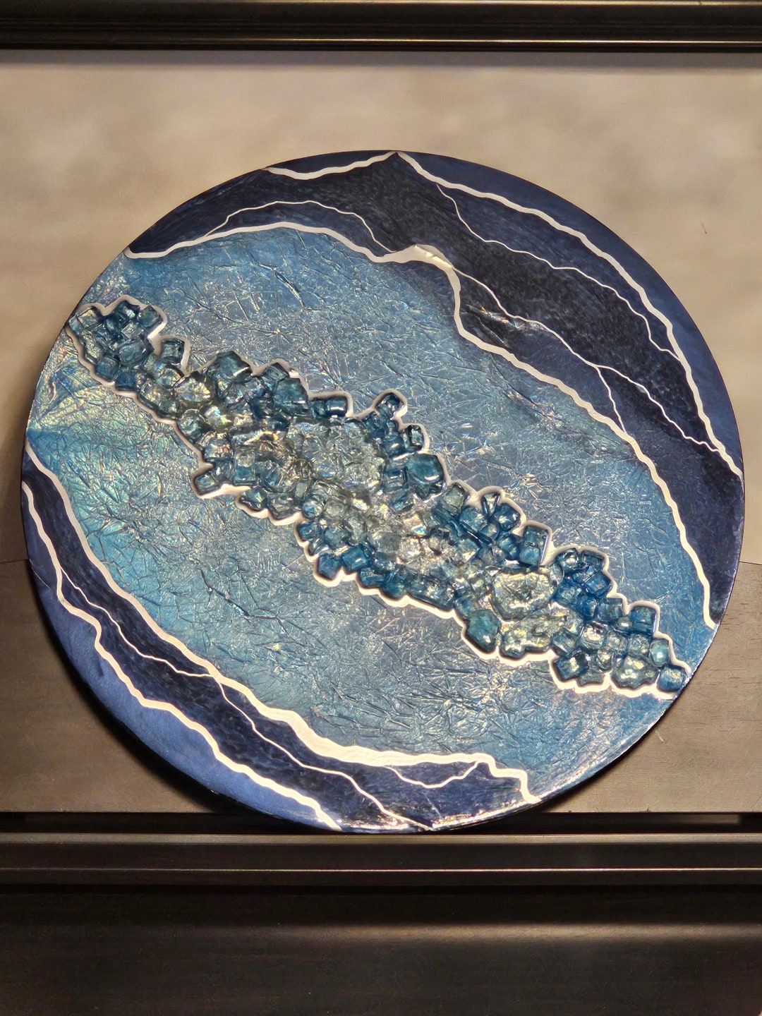 Geode Inspired Wall Art - Etsy