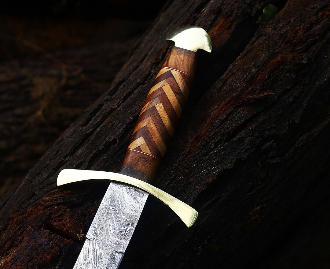 DAMASCUS VIKING SWORD, Hand Forged Sword, Custom Hand Forged Sword ...