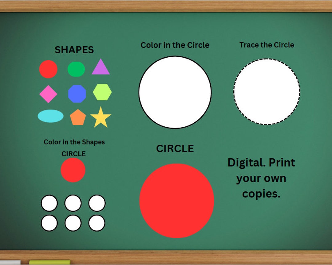 Coloring Shapes for Preshoolers, Printable Coloring Shapes for ...