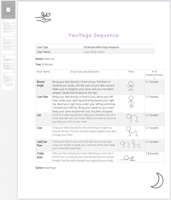 Slow Flow Yoga Sequence