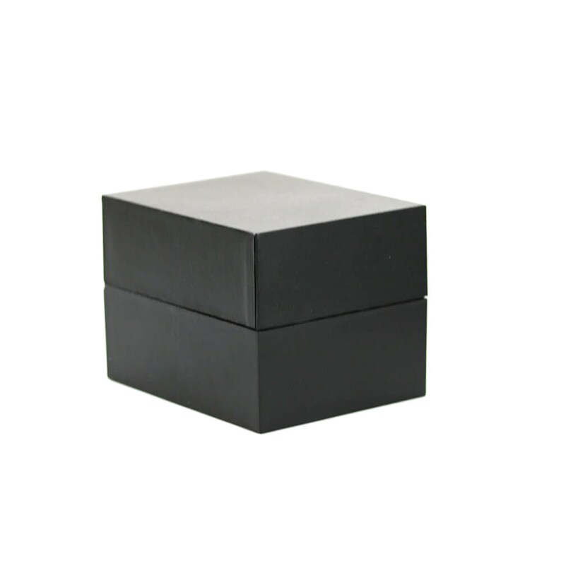 Black Square Watch Box With Pillow: Groomsmen Gift Box - Etsy