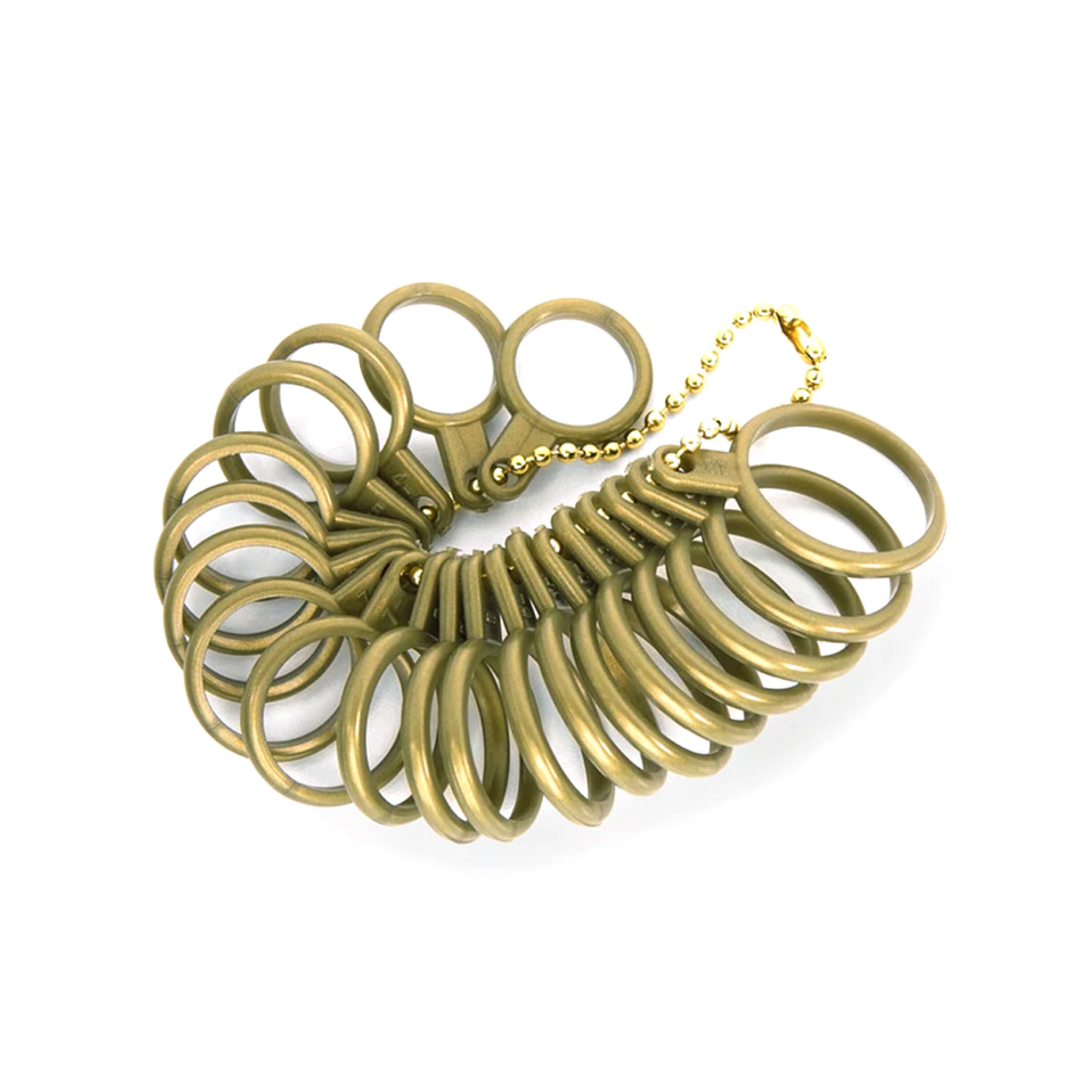 Ring Sizer, Reusable Plastic Ring Sizer, US Sizes 1 to 13, Half Sizes ...