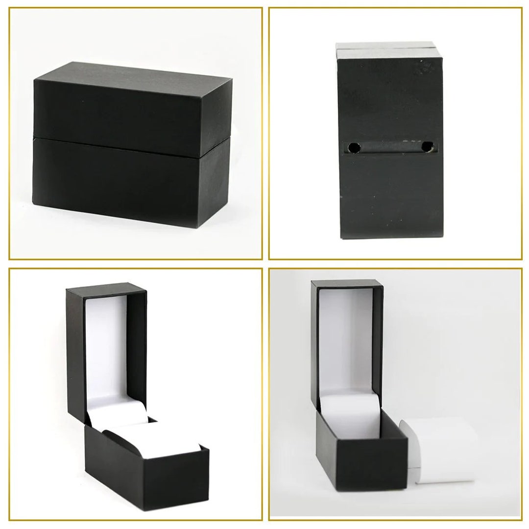 Classic Black Single Watch Box, Simple Watch Bulk Gift Box, Cuff ...