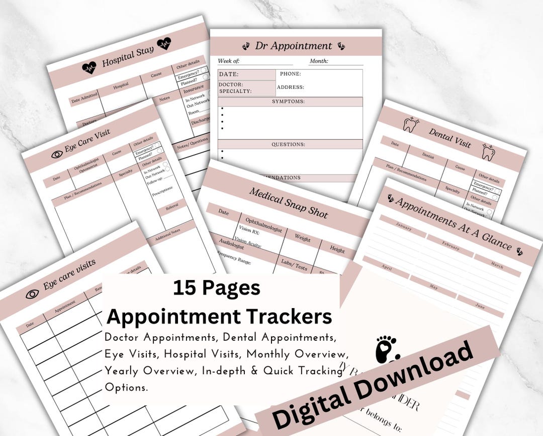 Medical Appointment Tracker | Complex Appointment Overview | Medically ...