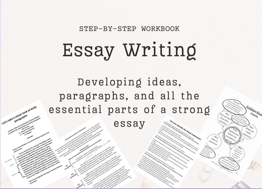 Essay Writing Workbook for Students | Step-by-step Essay Guide ...