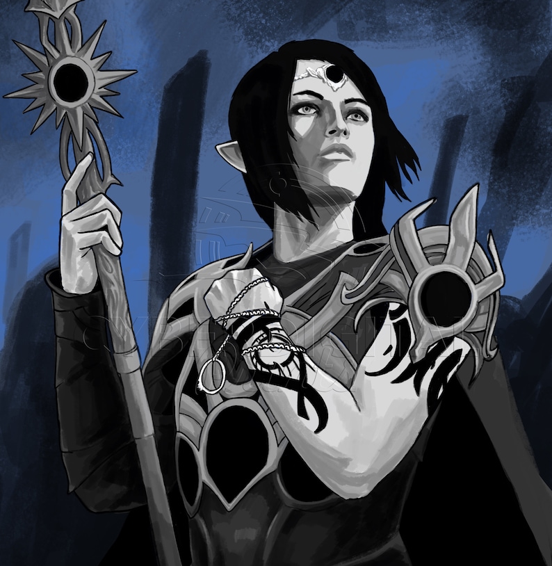 Shadowheart Poster [baldur's Gate 3 Art | Game Fan Art | Poster Art ...