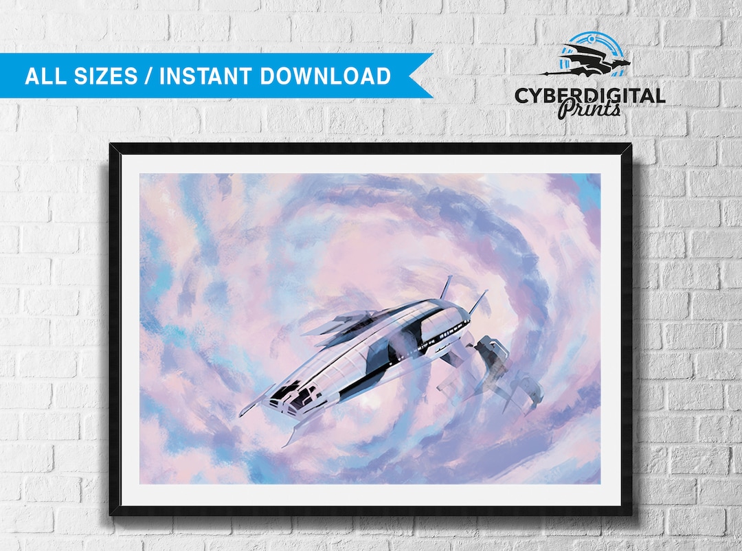 Normandy Poster [mass Effect Art | Game Fan Art | Poster Art Print ...