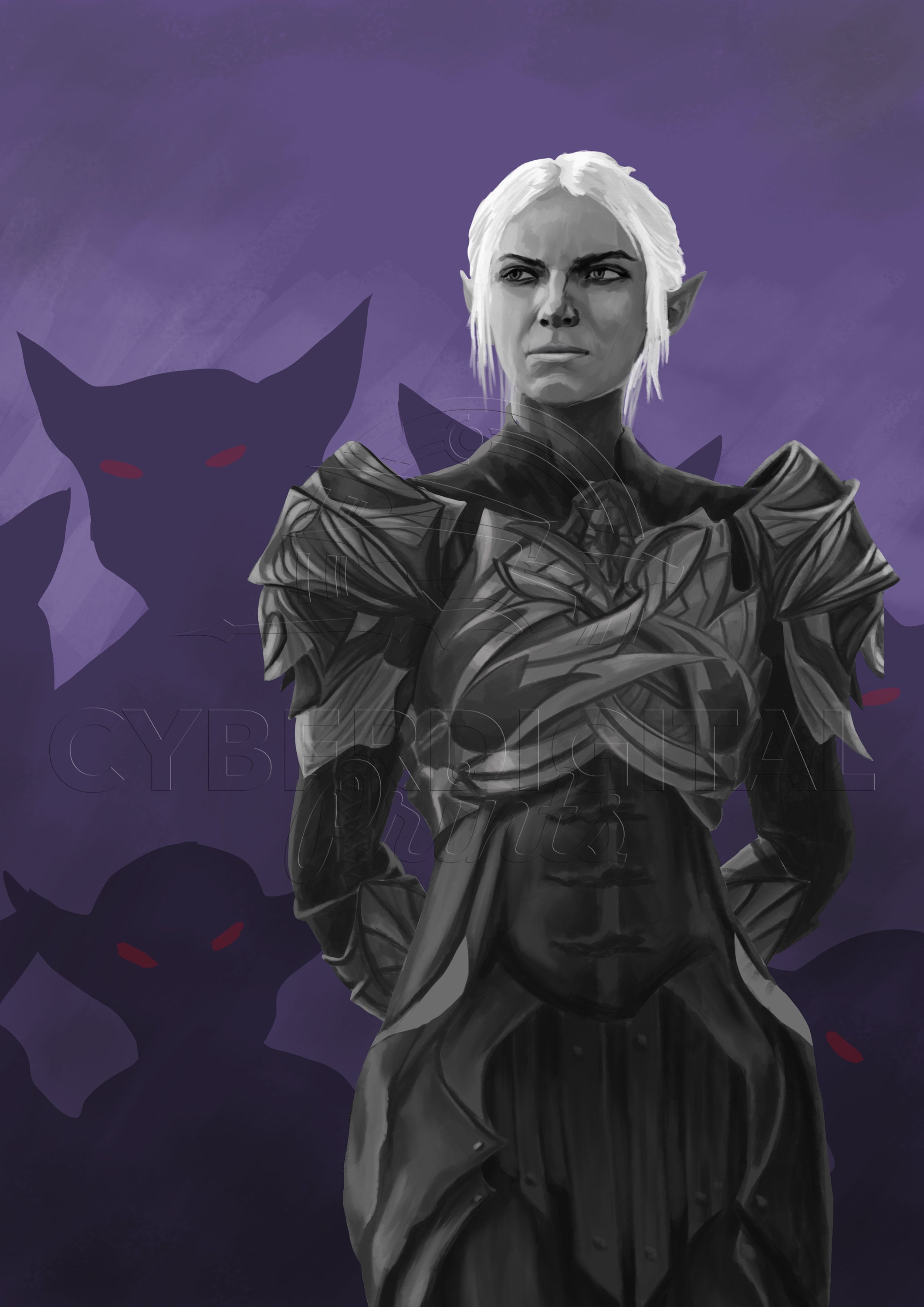 Minthara Poster baldur's Gate 3 Art Game Fan Art Poster Art Print Video ...