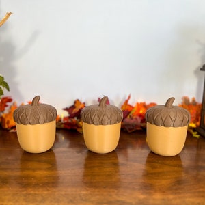 Acorn Tabletop Decoration for Fall, Autumn Farmhouse Decor, Rustic ...