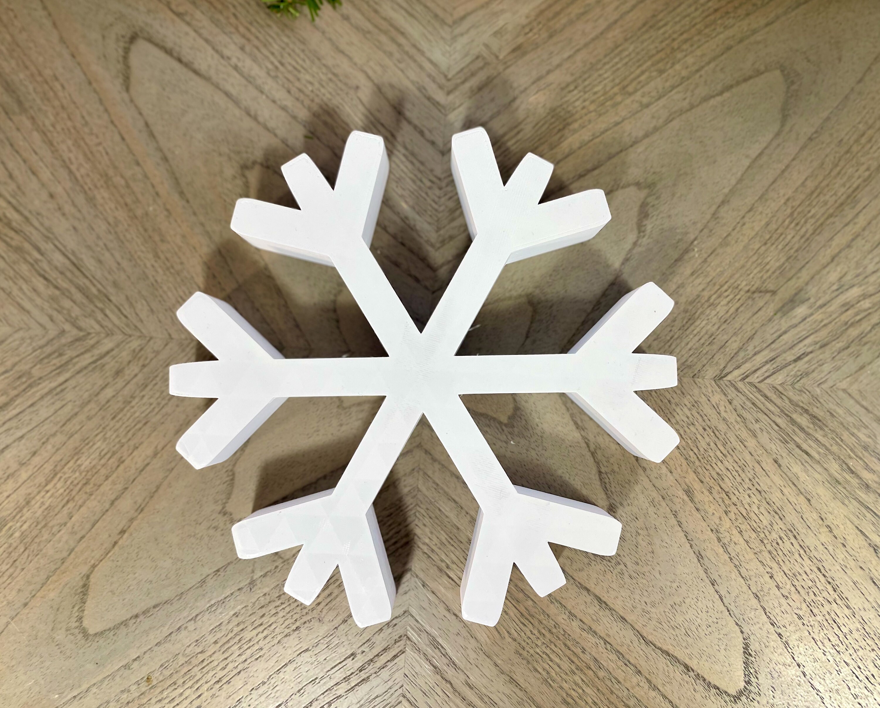 Snowflake 3 Pack, Chunky Winter Decoration, Indoor Christmas Blocks ...
