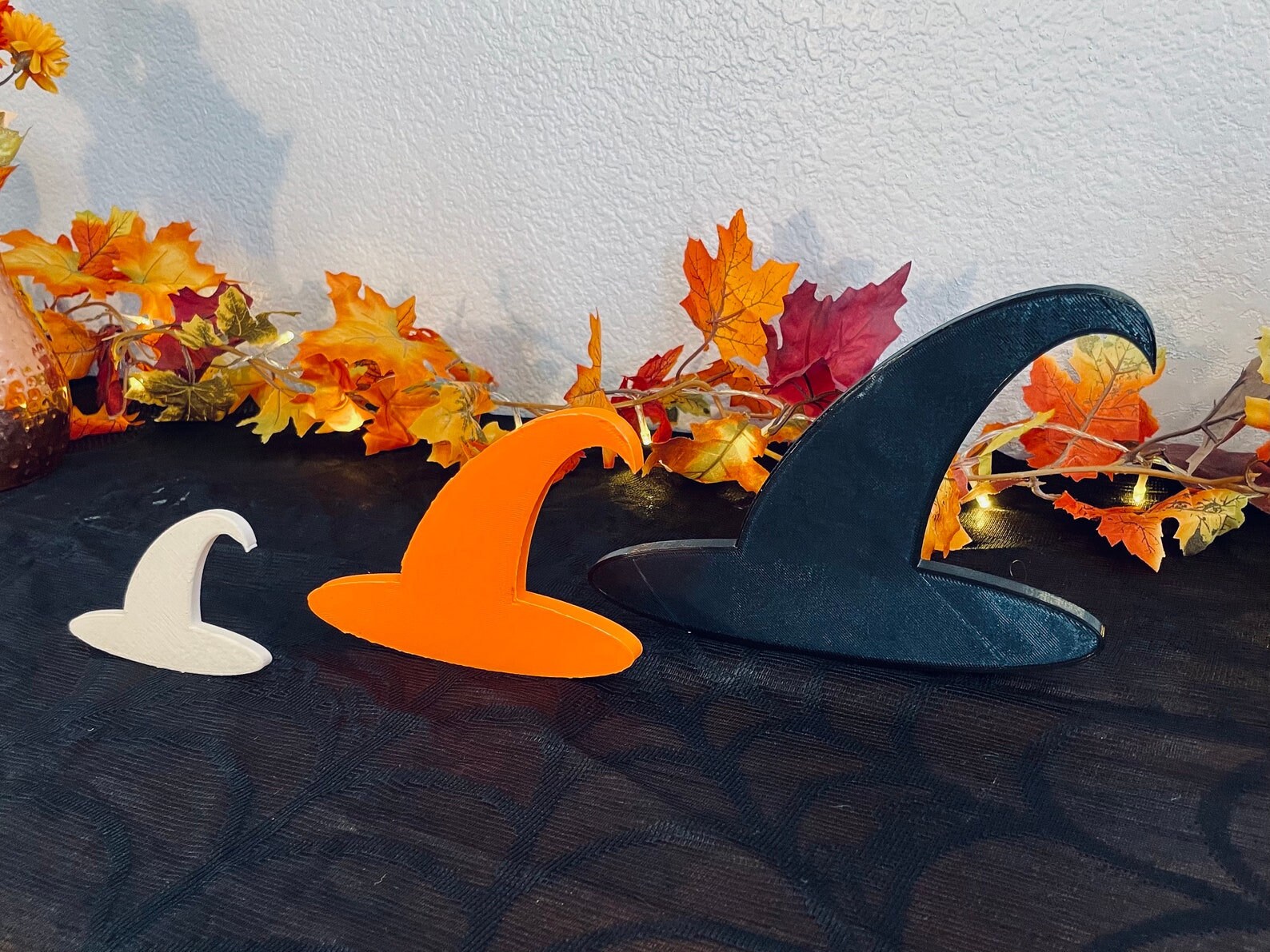 Witch Hat 3D Printed Halloween Table Top Decoration Ornament - Etsy