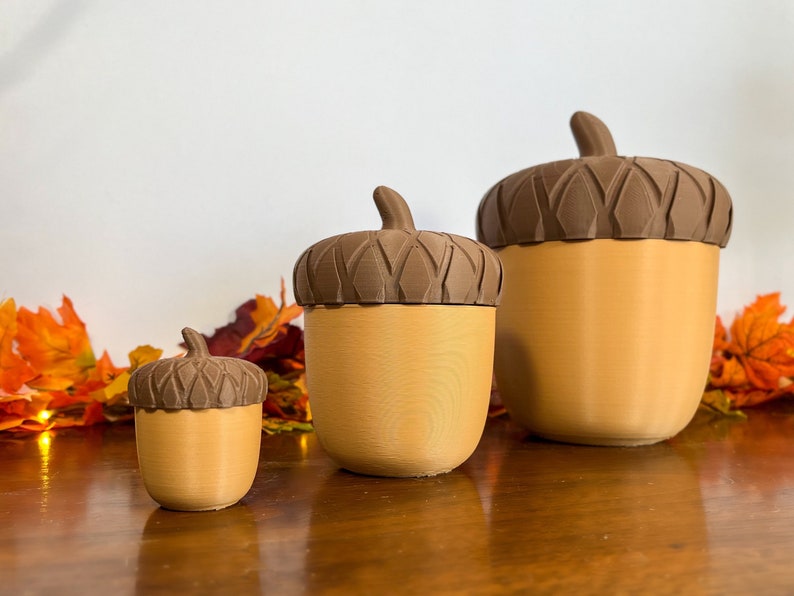 Acorn Tabletop Decoration for Fall, Autumn Farmhouse Decor, Rustic ...