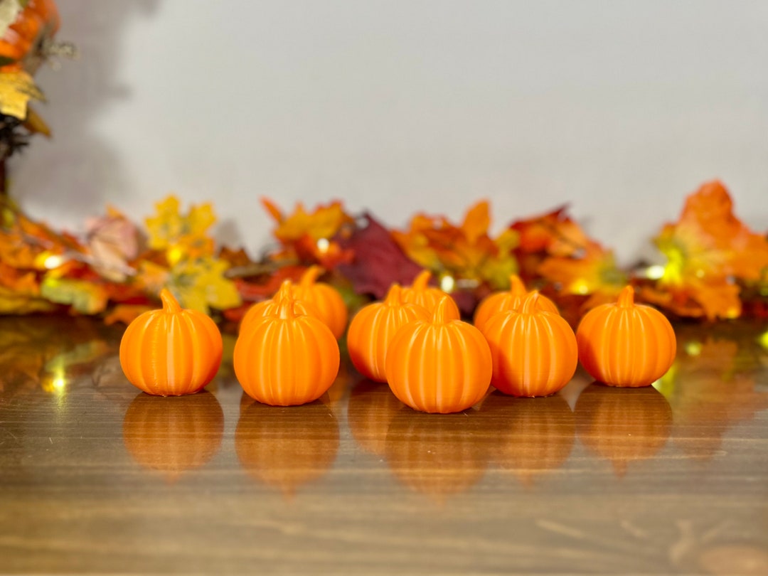 10 Pcs Mini Pumpkin Table Decor, Halloween Bowl Filler, Fall Shelf ...