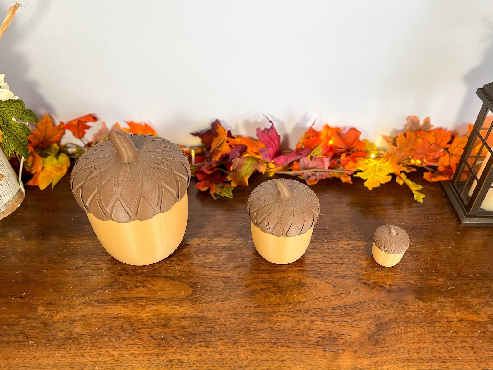 Acorn Tabletop Decoration for Fall, Autumn Farmhouse Decor, Rustic ...
