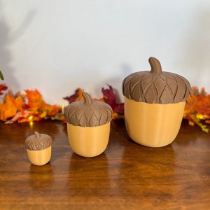 Acorn Tabletop Decoration for Fall, Autumn Farmhouse Decor, Rustic ...