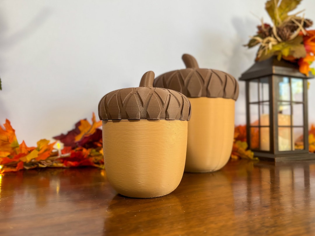 Acorn Tabletop Decoration for Fall, Autumn Farmhouse Decor, Rustic ...