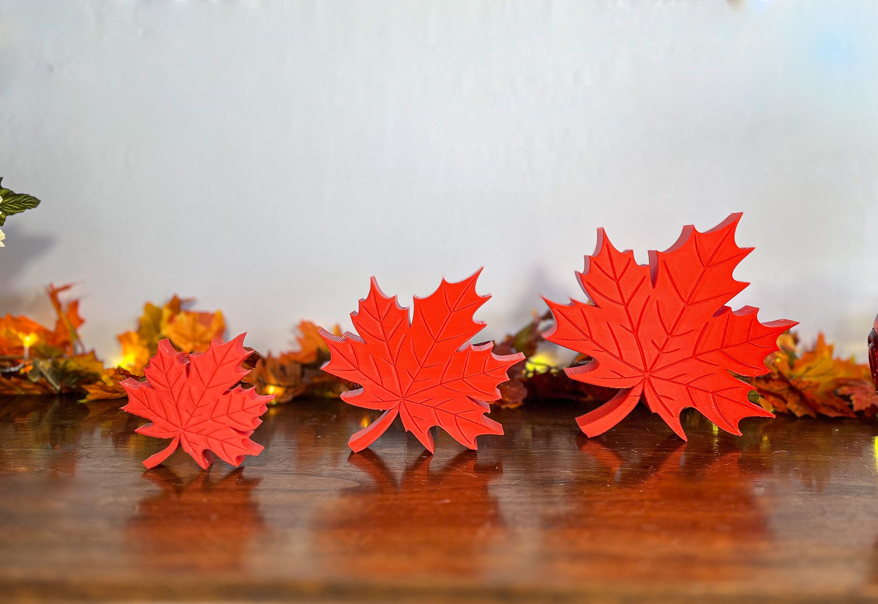 Maple Leaf 5 Pack Colorful Home Autumn Decor Fall Farmhouse - Etsy