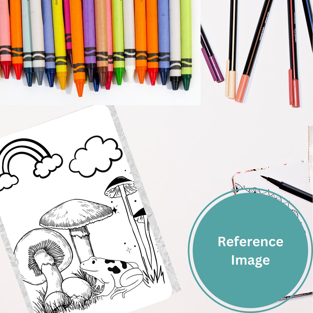 Bundle of 15 Printable Coloring Papers for Kids Digital - Etsy