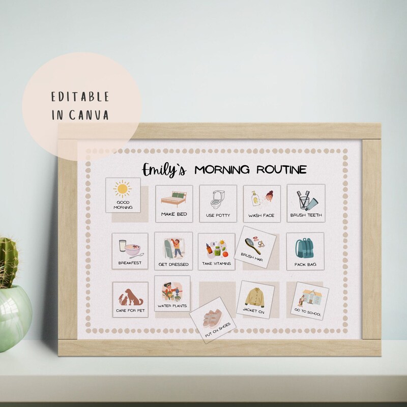 Routine Chart - Etsy