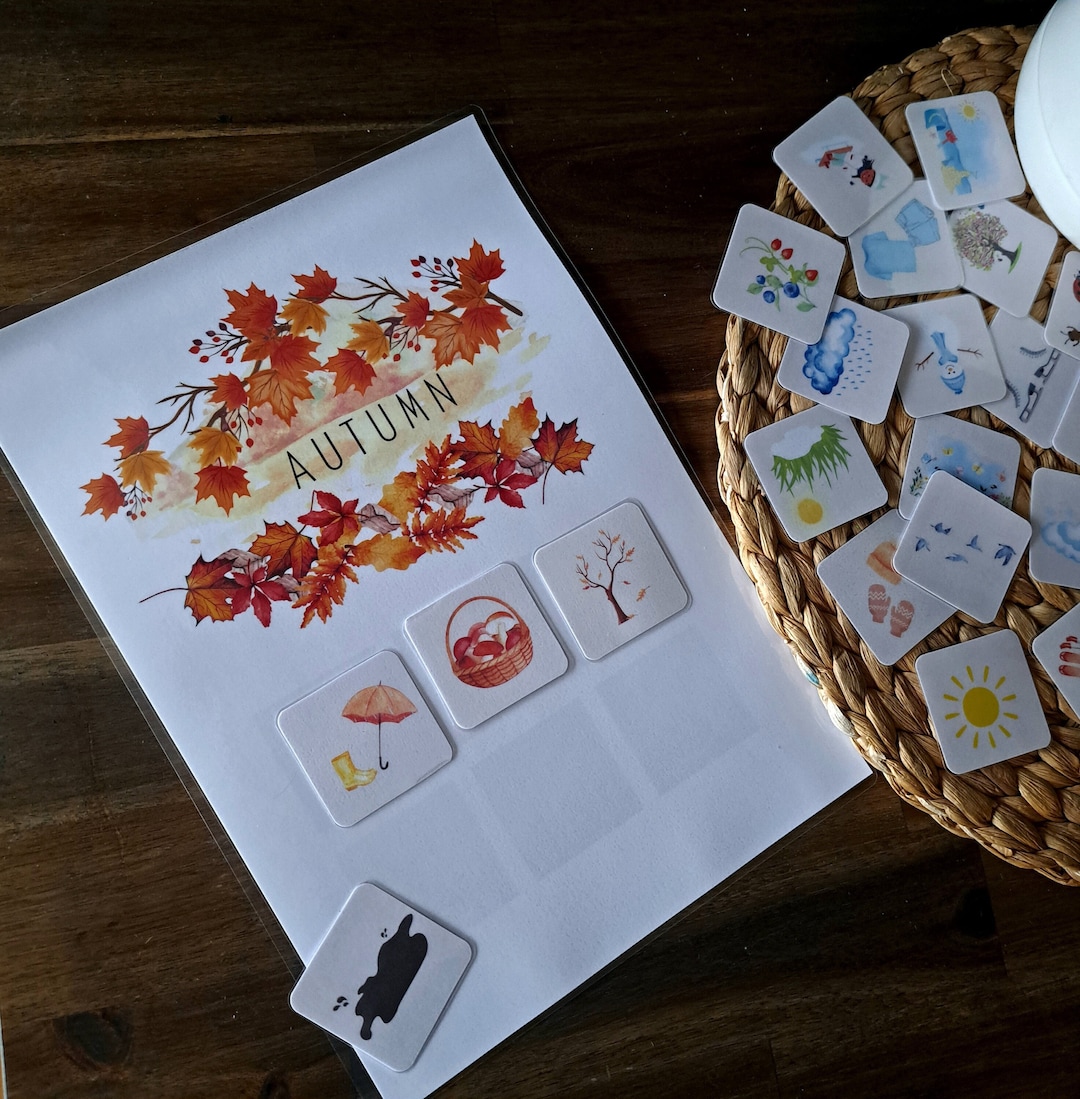 Seasons Matching, Educational Game, Match the Seasons, Educational ...