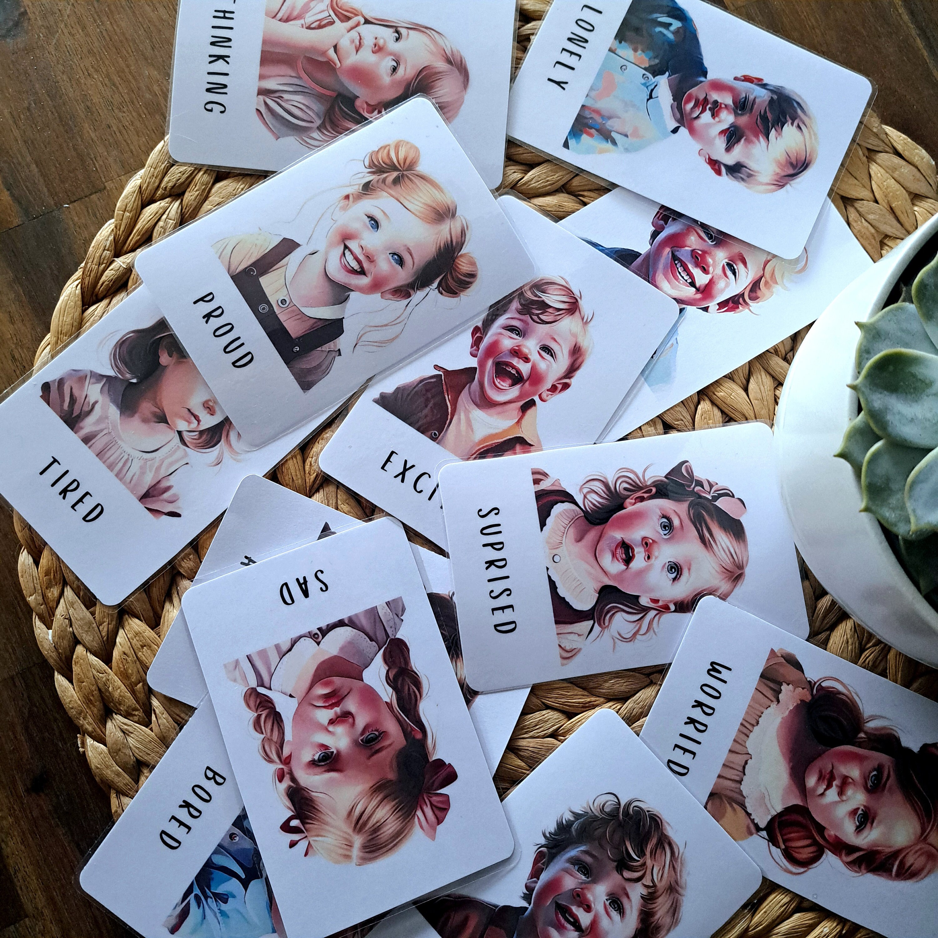 Feelings Bundle for Calming Corner - Feelings Flashcards, Feelings ...