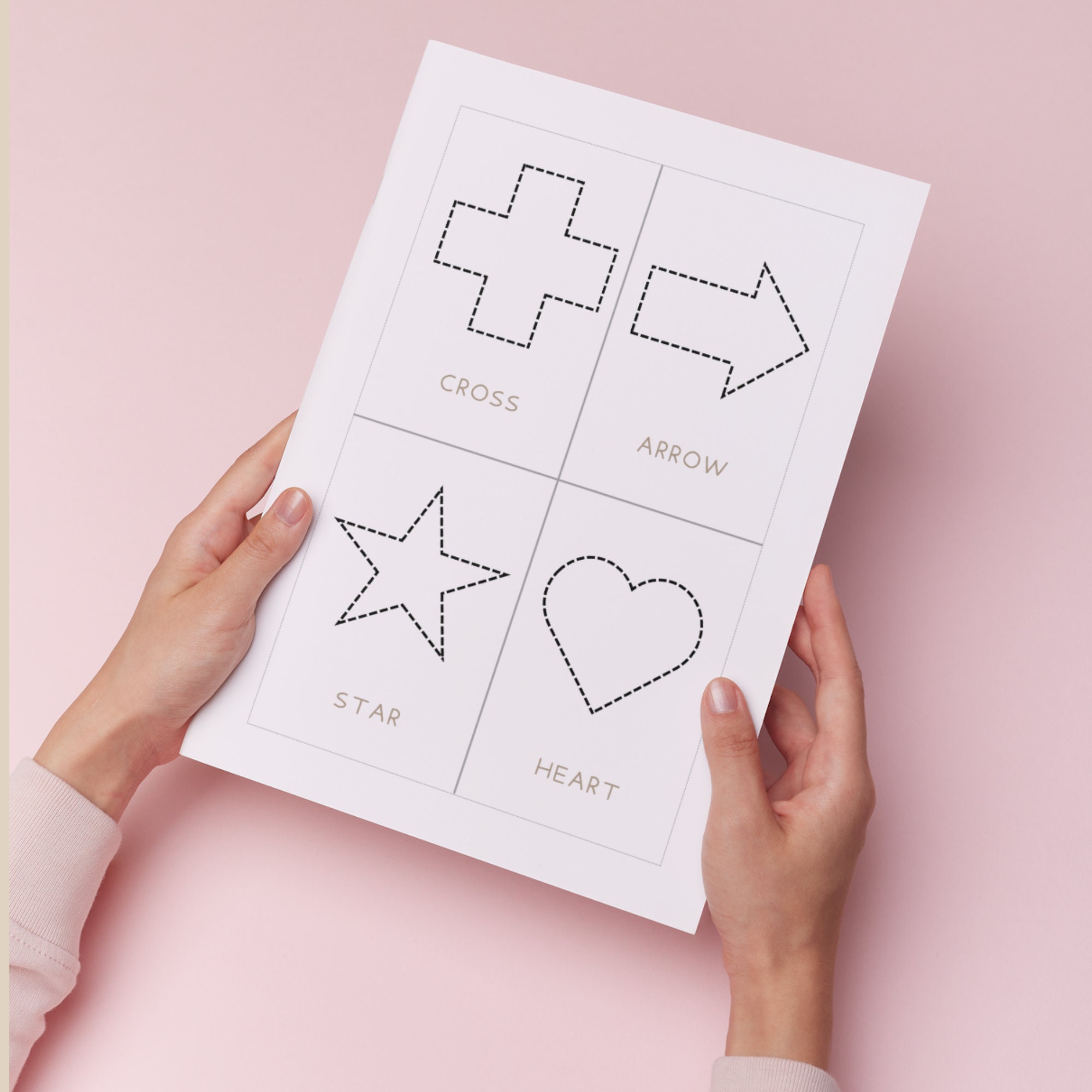 Shapes Tracing & Matching Set | 16 Shapes | Preschool Learning Tools ...