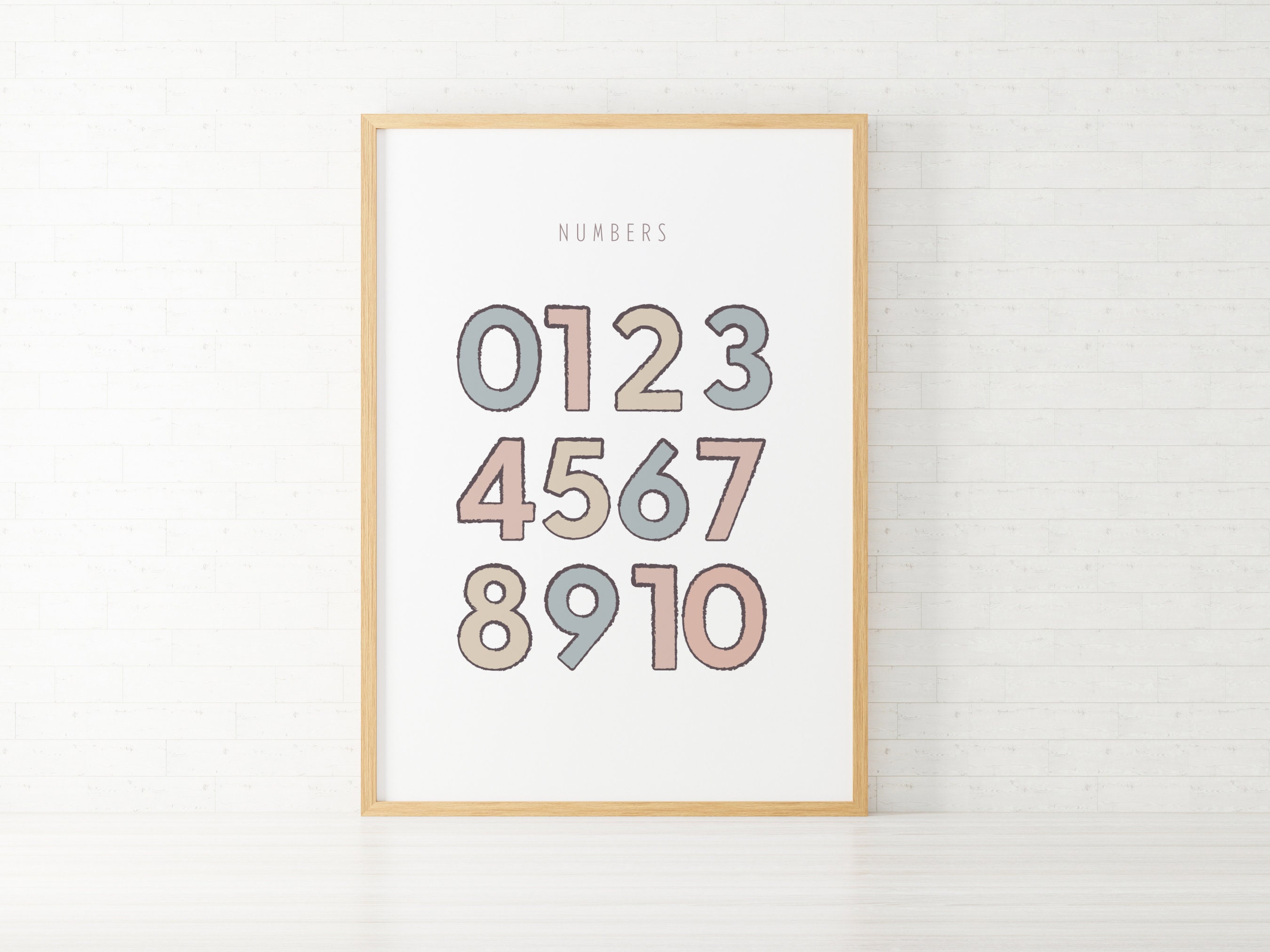 8 Educational Posters, Montessori Homeschool Prints, Neutral Kids Decor ...