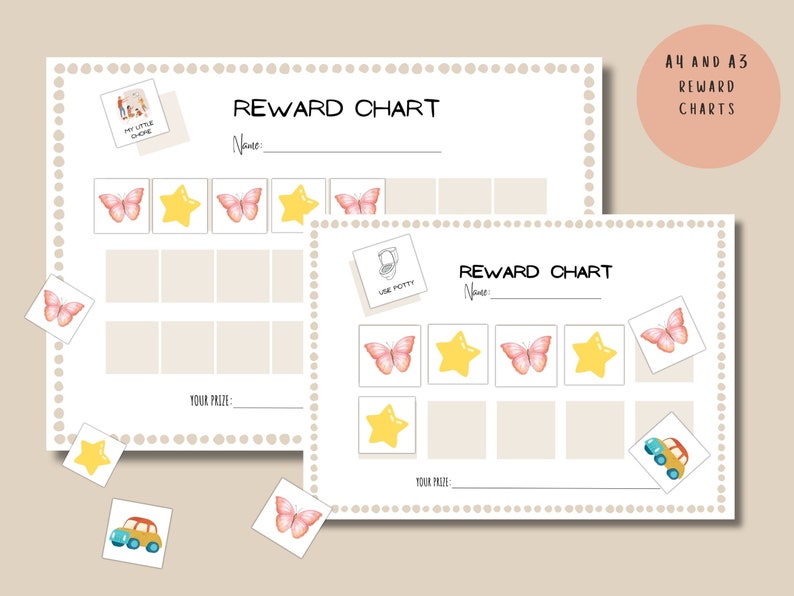 Editable Visual Routine Chart: Daily Kids' Schedule With Cards. Morning ...
