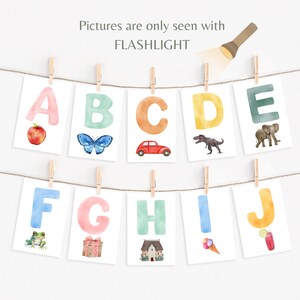 Magic Alphabet Flash Cards, Toddlers Preschool, Early Learning Resource ...