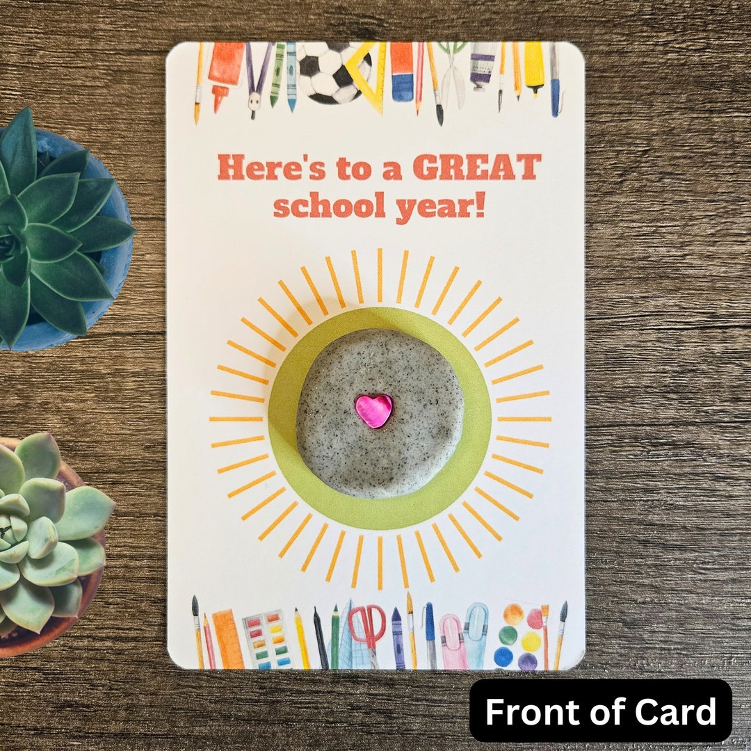 Pocket Hug Rock Kids Love Stone, Back to School Pocket Token, First Day ...