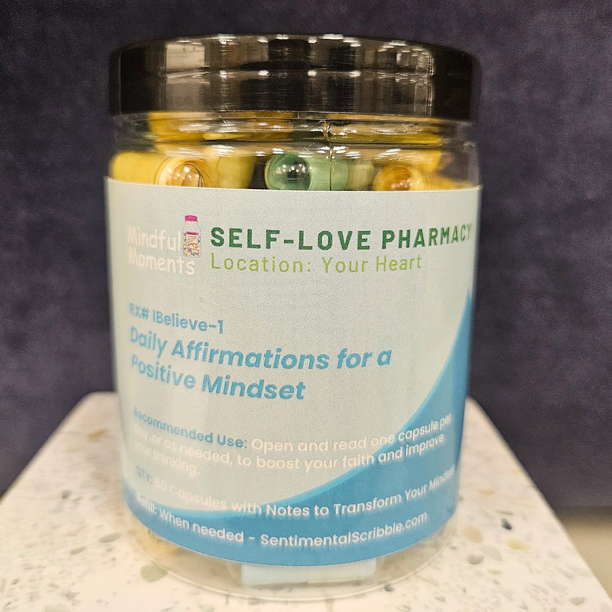 Dose of Happiness, Positive Mindset Affirmations, Message in Bottle ...