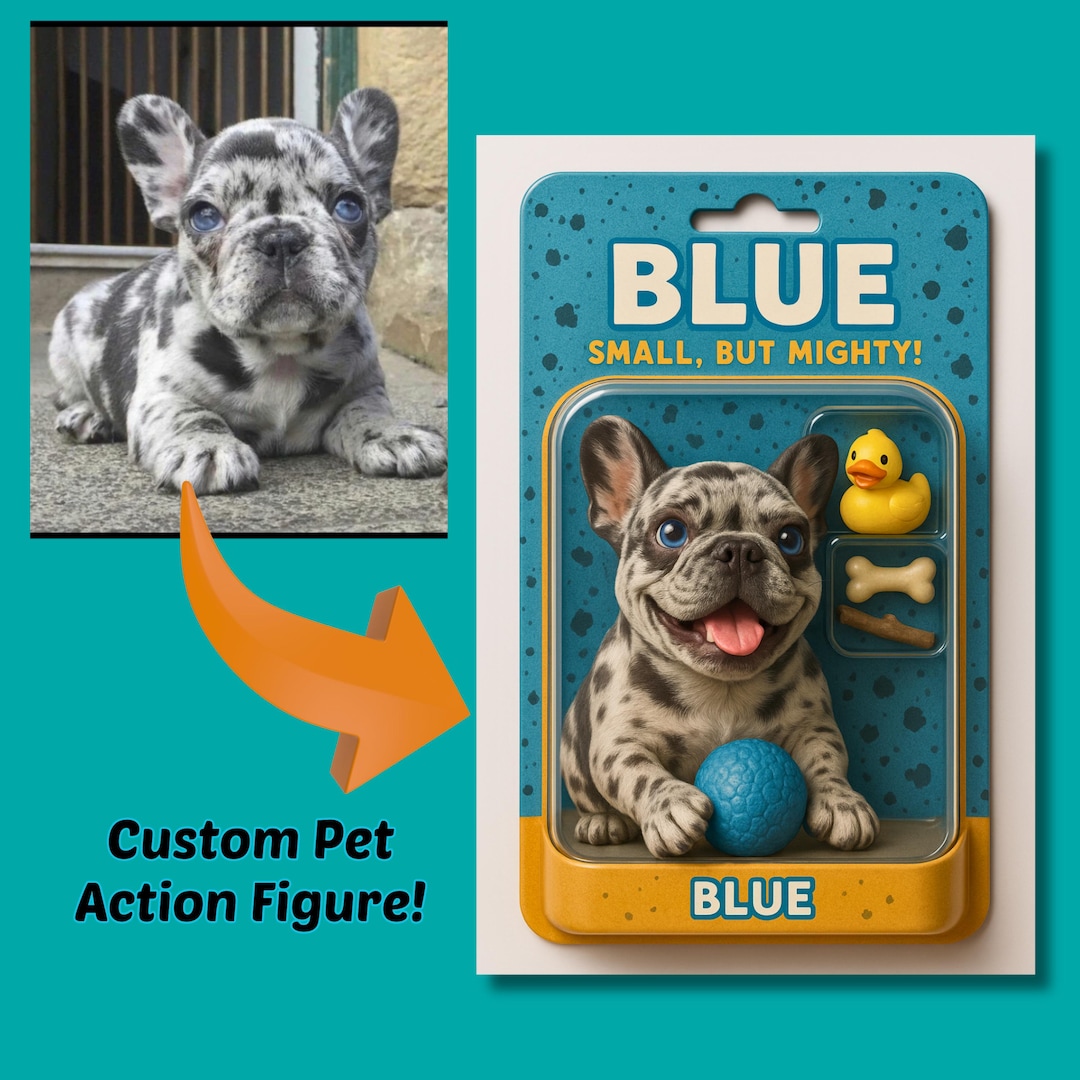 Custom Pet Action Figure – Personalized Pet Collectible | Pet ...