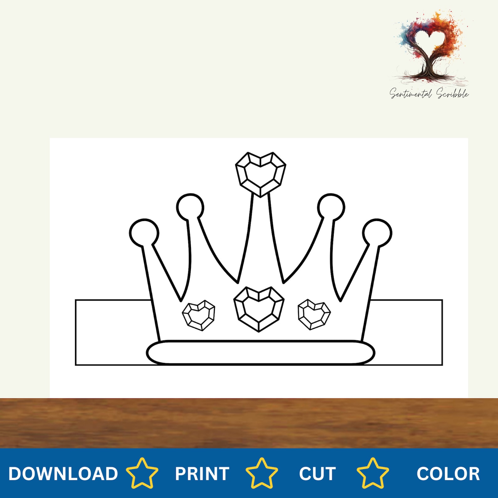 Princess Paper Crown Prince Coloring Printable Kid Craft Princess ...