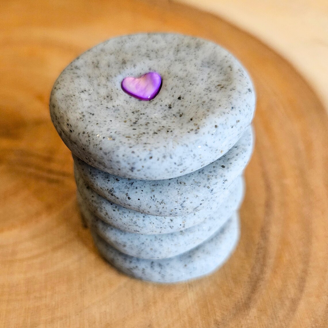 Personalized Pocket Hug Stone, Long Distance Gift, Anxiety Tool, Across ...