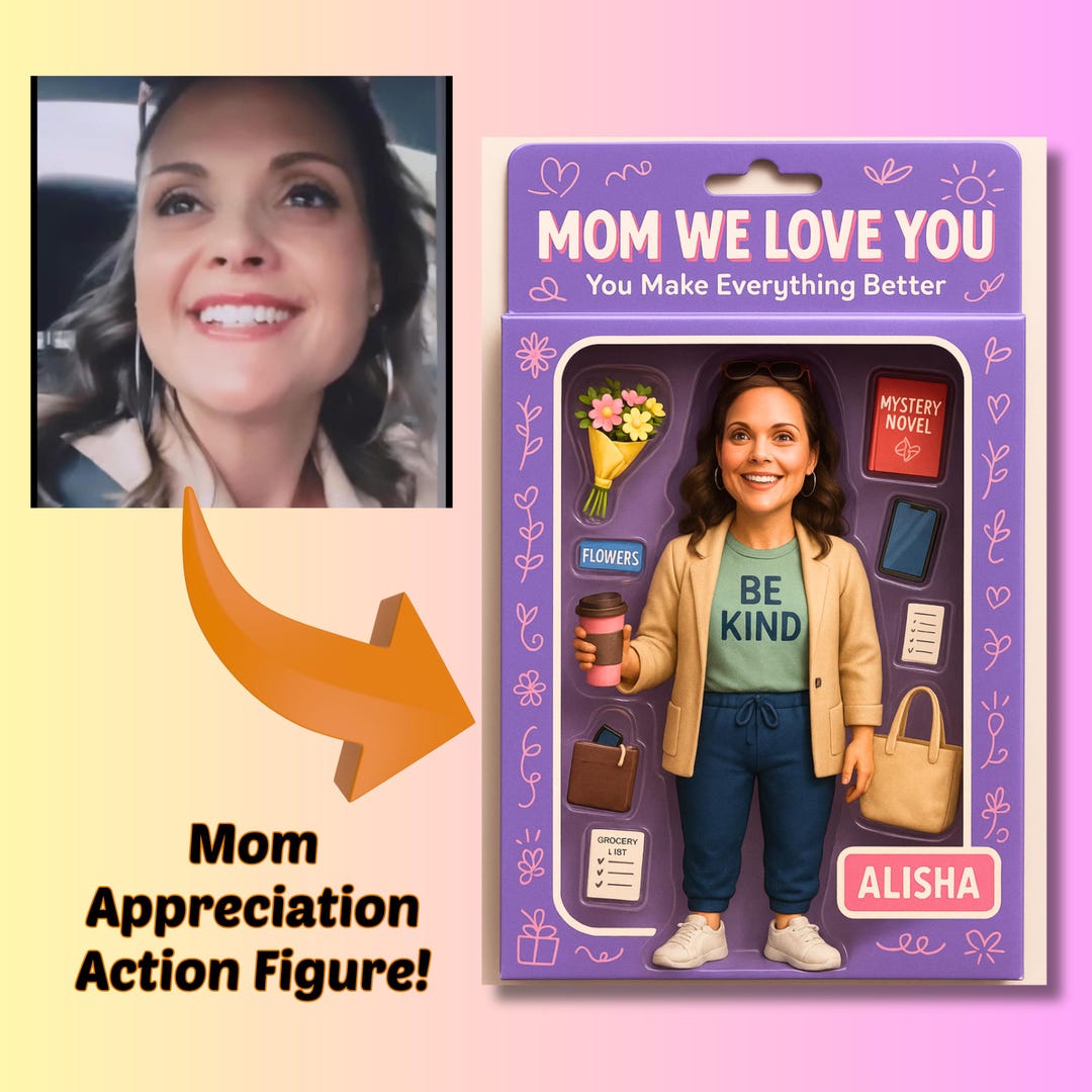 Personalized Mom Action Figure | Custom Mother’s Day Gift | Mama ...
