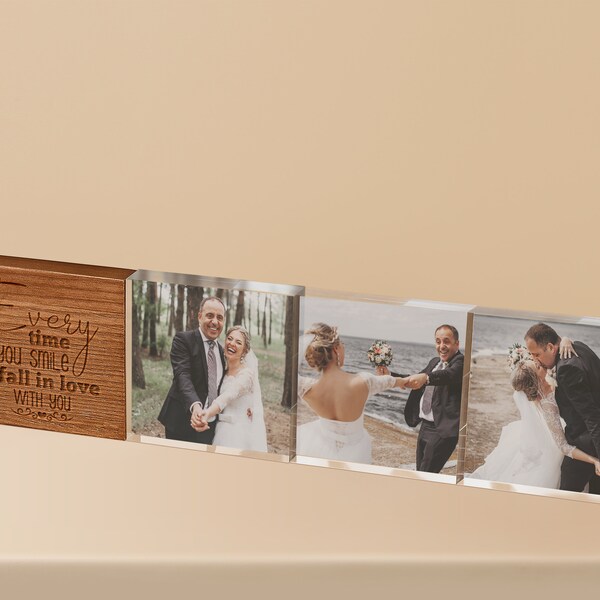 Custom Acrylic Photo Frame Engraved - Etsy