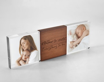 Brass Double Photo Frame - Etsy