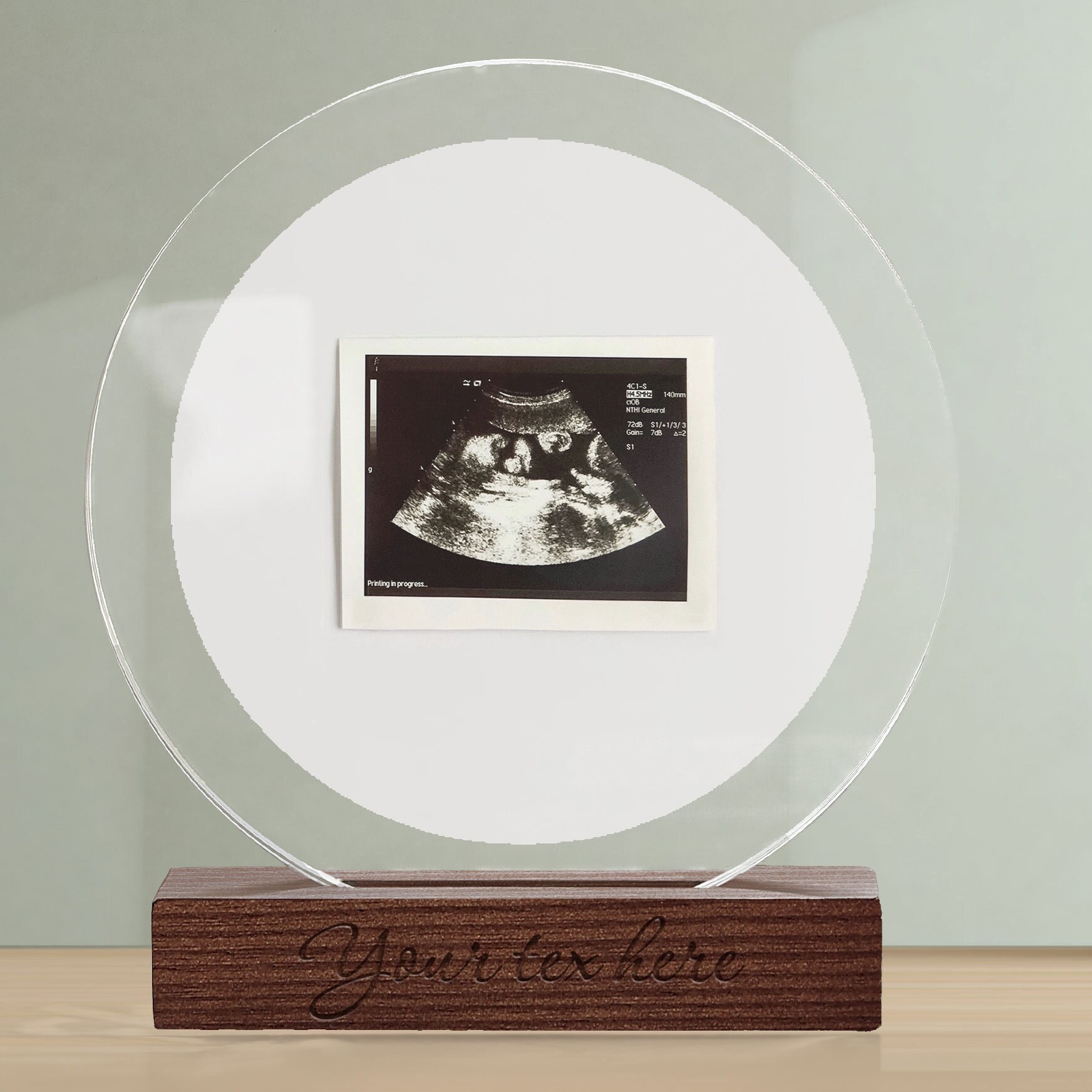 Angel Baby Ultrasound Frame Custom Engraved Sympathy Gift for ...