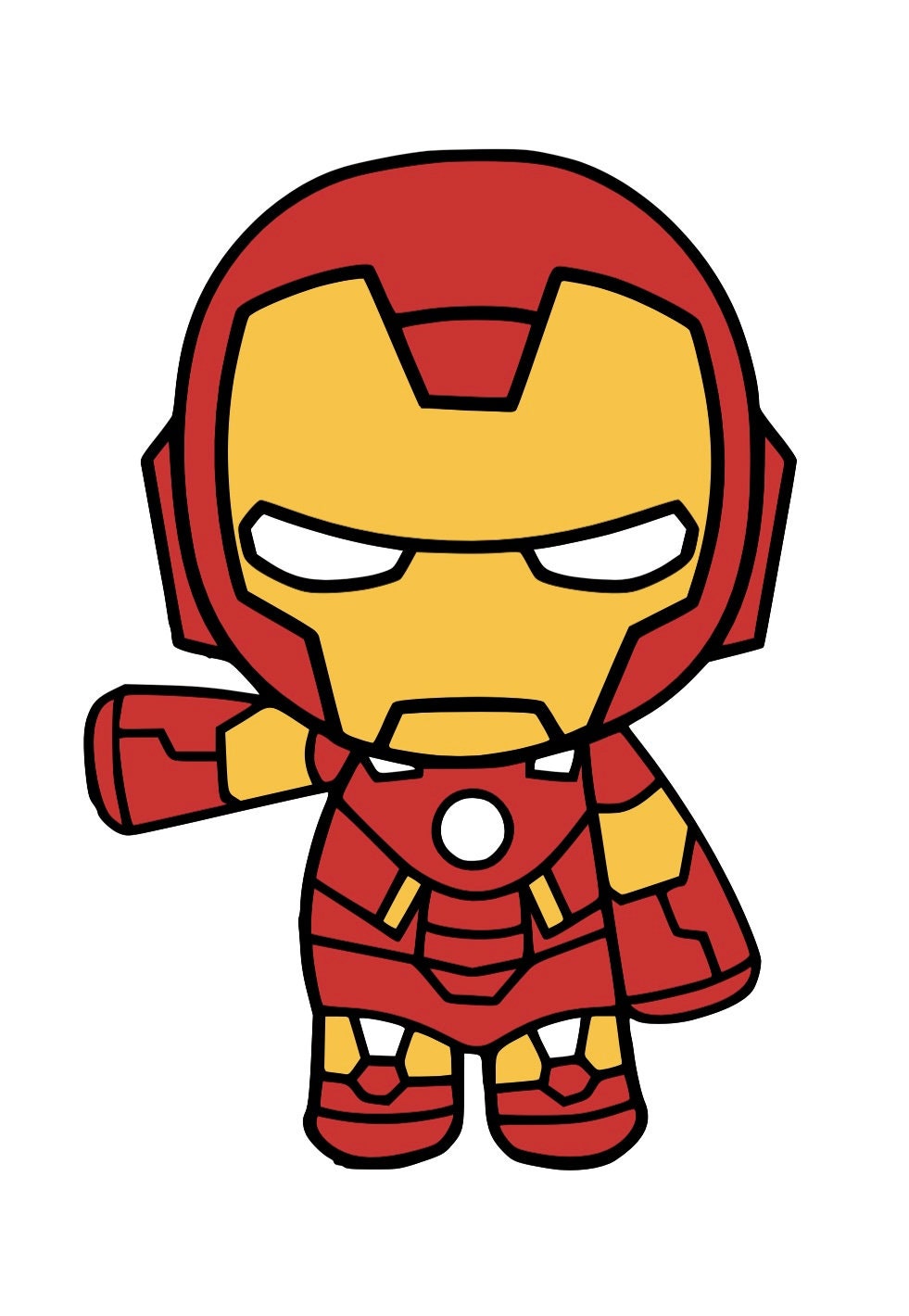 Baby Iron Man SVG - Etsy