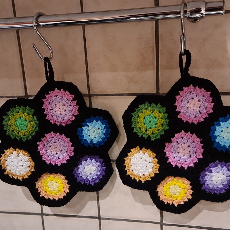 Granny Square Potholder - Etsy