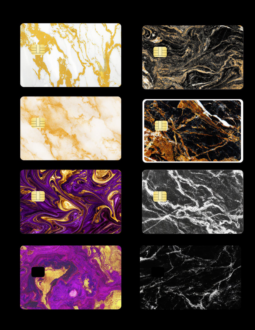 Elegant Marble Credit Card Skin - Etsy