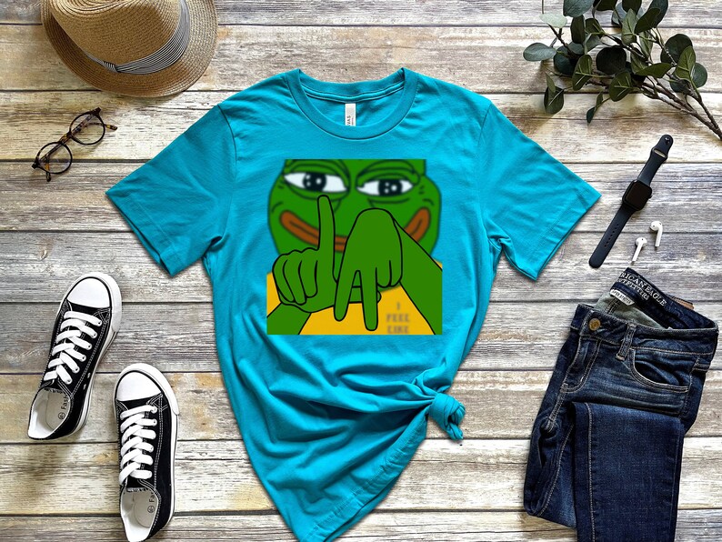 Pepe Frog Nervous Sweating Meme / T-shirt Unique Design Street - Etsy