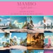 Miami Florida Digital Backdrop Set, Photoshop Background, Digital ...