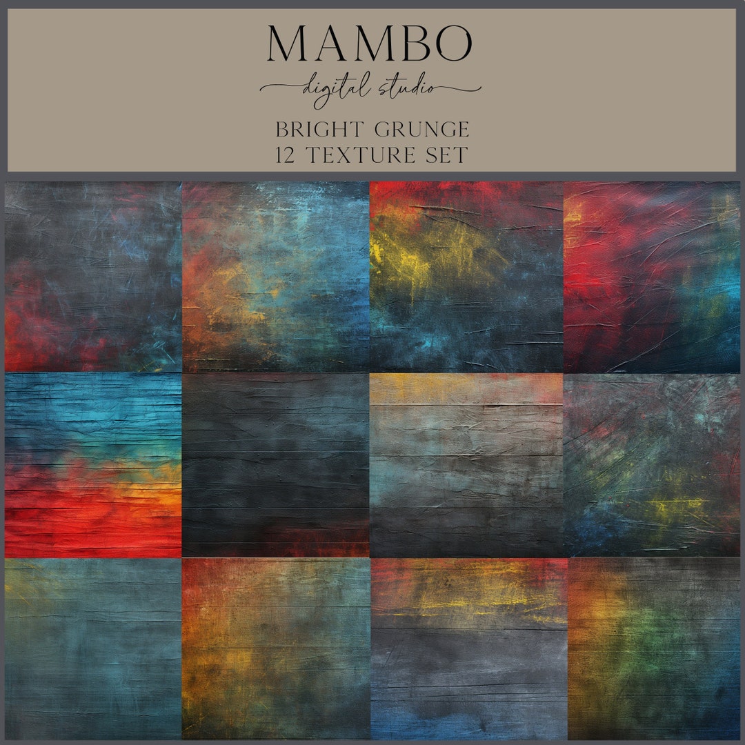 Bright Grunge Photoshop Texture Set, Photoshop Textures, Digital ...