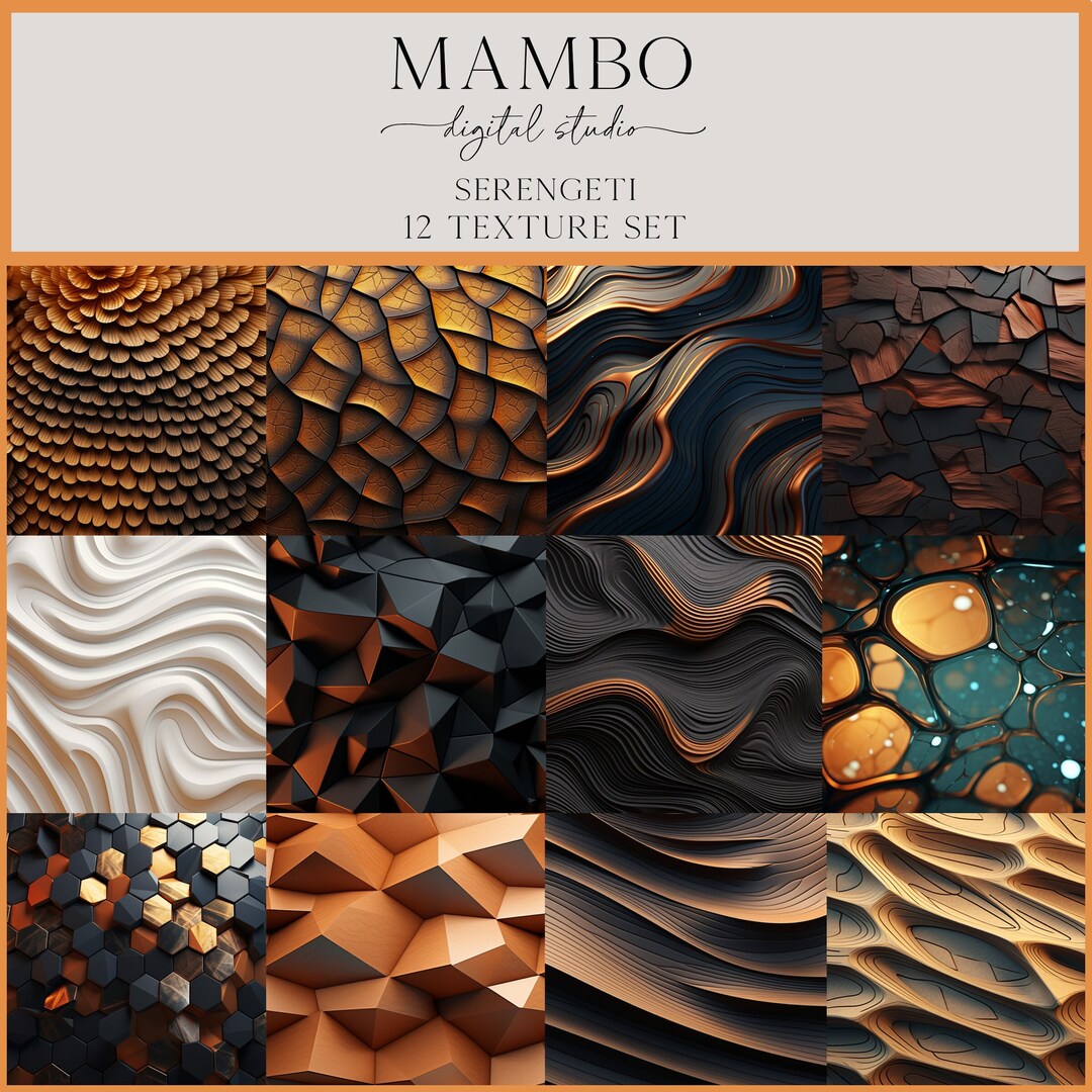 Serengeti Photoshop Texture Set, Photoshop Textures, Digital Overlay ...