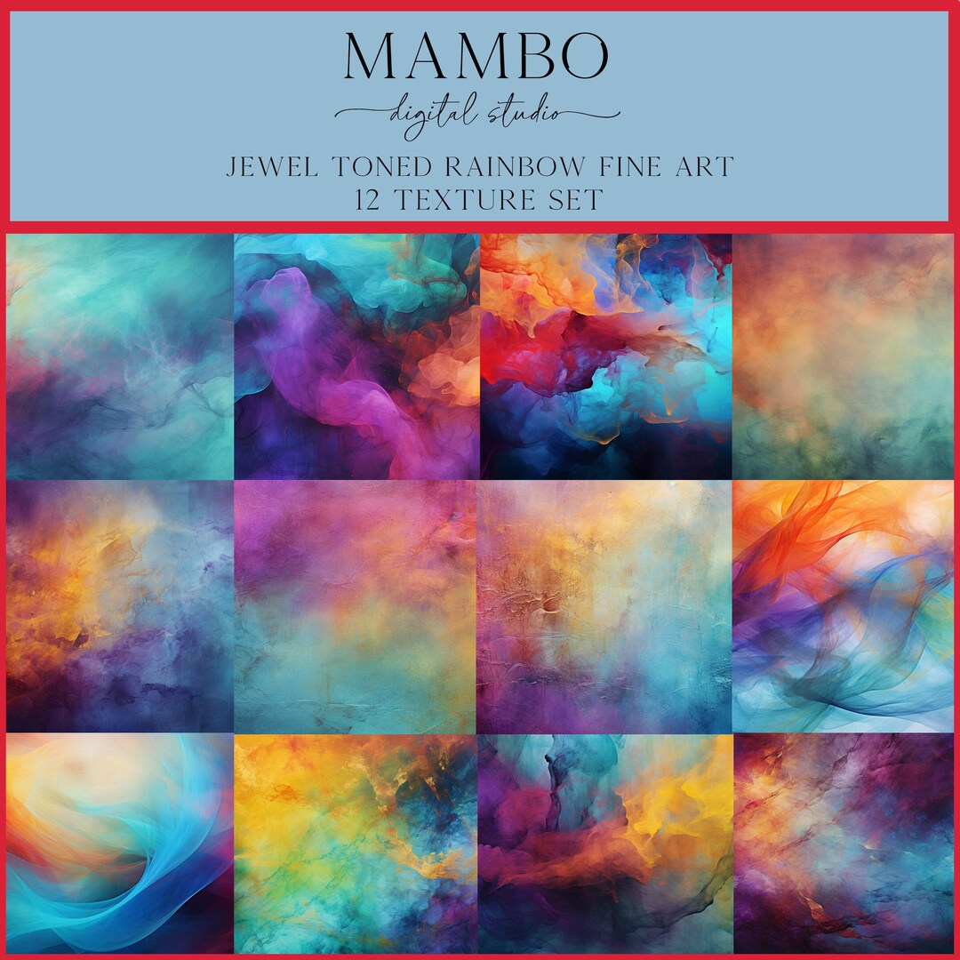 Jewel Toned Fine Art Photoshop Texture Set, Photoshop Textures, Digital ...