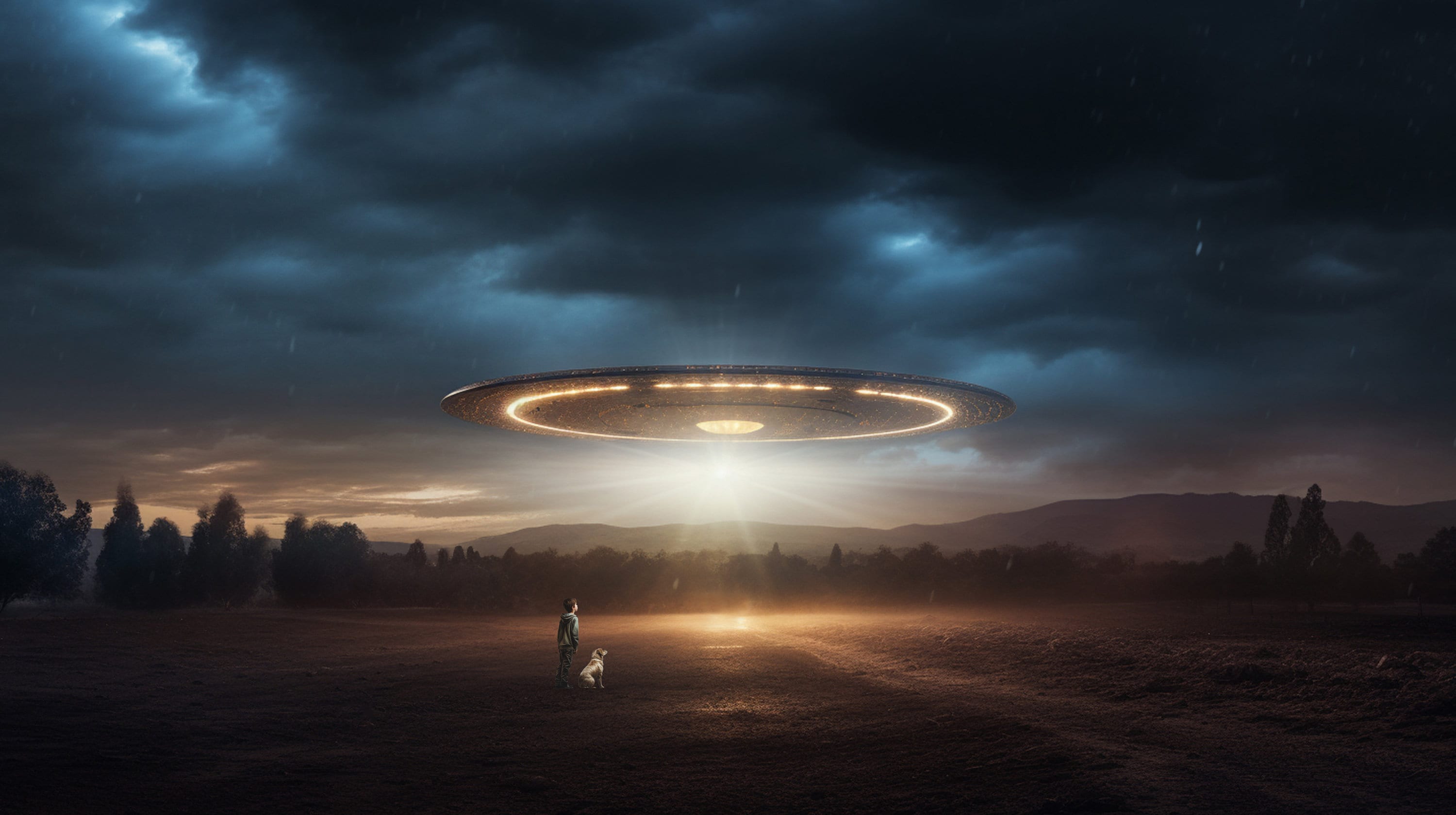 UFO Landing Scenes Digital Backdrop Set, Photoshop Digital Background ...