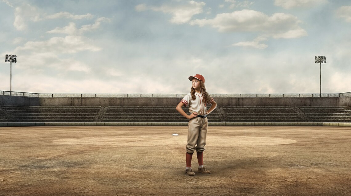 Baseball Field Digital Backdrop Set, Photoshop Background, Digital ...