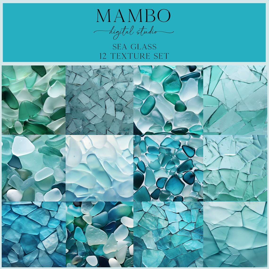 Sea Glass Photoshop Texture Set Photoshop Textures Digital - Etsy