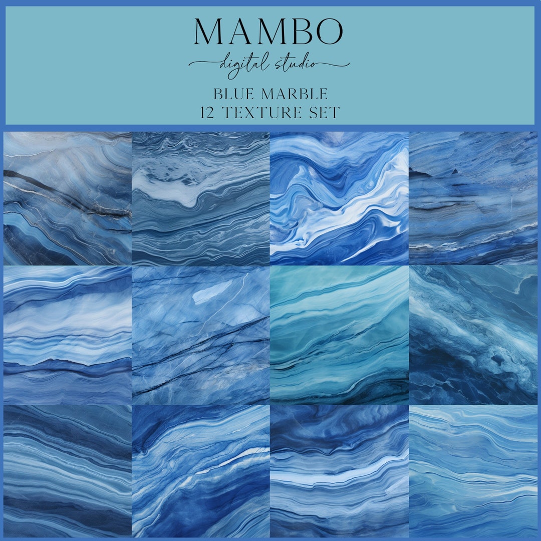 Blue Marble Photoshop Texture Set, Photoshop Textures, Digital Overlay ...